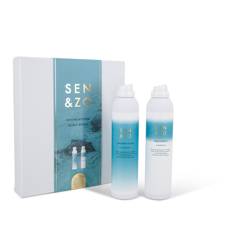 Sen & zo - Cadeaubox 2 Riverside Body spray en Showerfoam - Webshop Sus ...